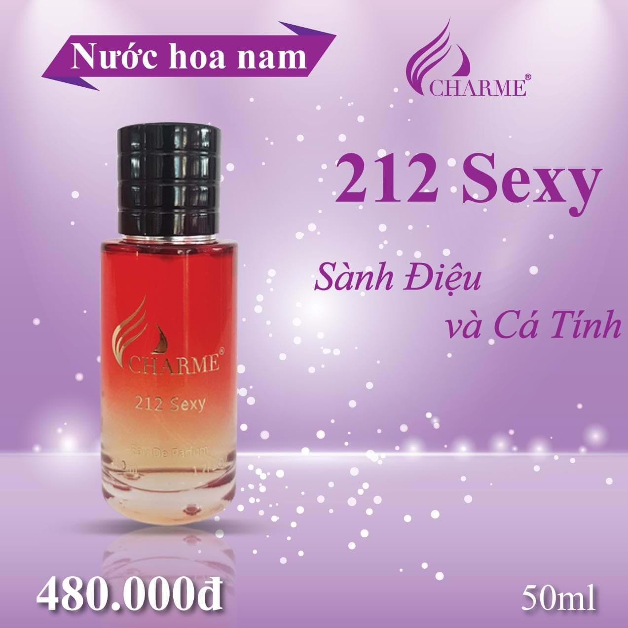 Nước hoa Nam Charme 212 Sexy 50ml
